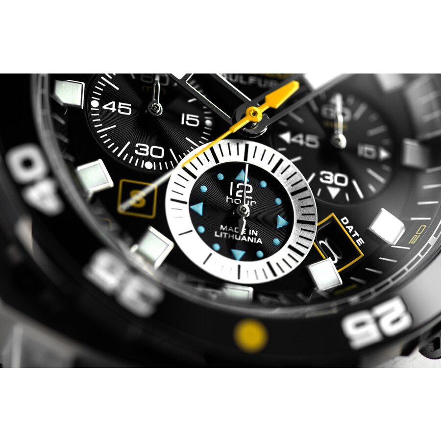 Vostok Europe Systema Periodicum Chronograph Quartz Black Dial Men's ...