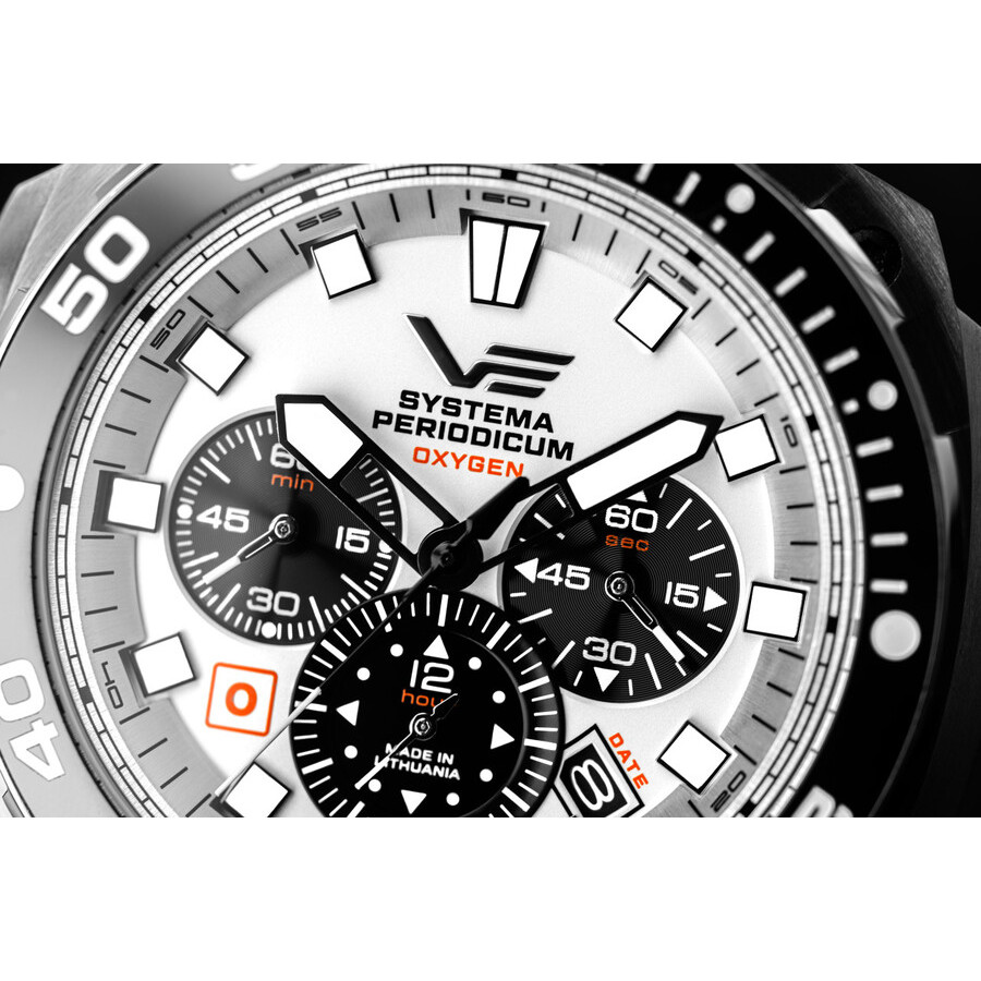 Vostok Europe Systema Periodicum Chronograph Quartz White Dial Men's ...