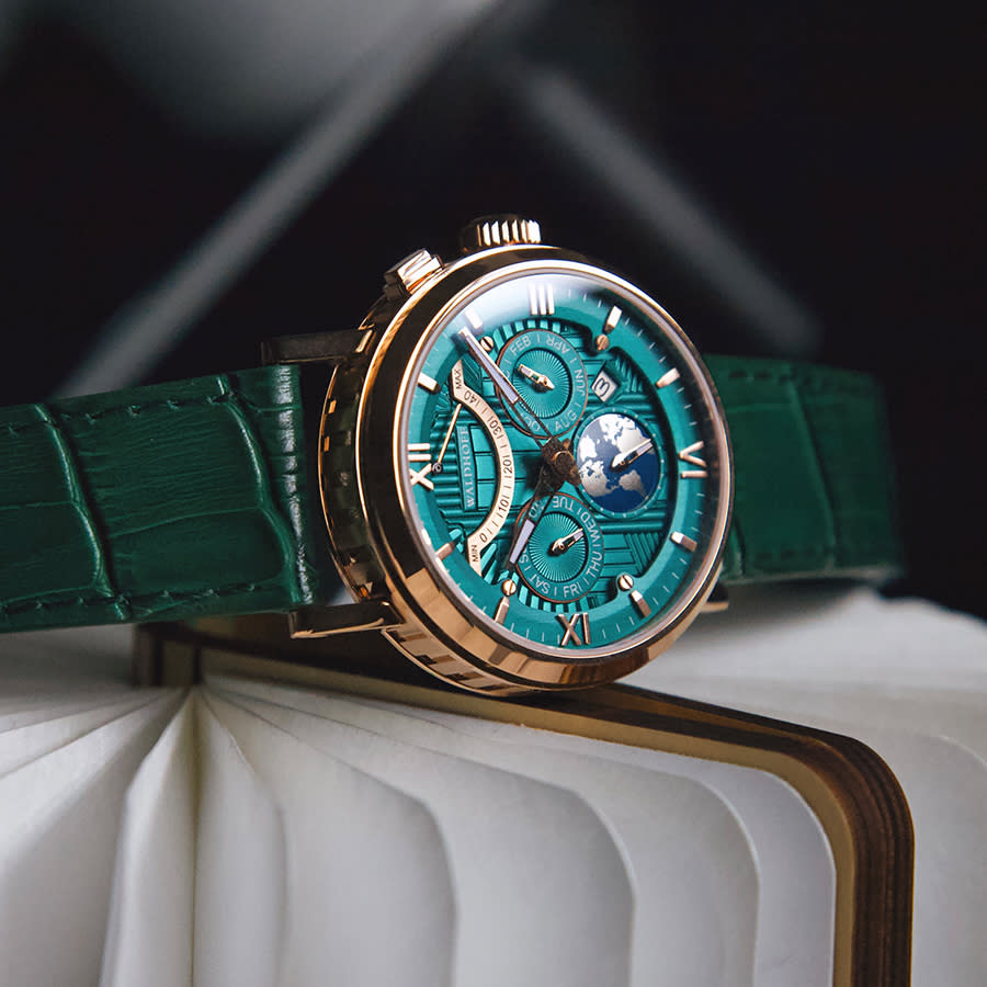 Waldhoff Multimatic II Automatic Green Dial Men's Watch Waldhoff ...