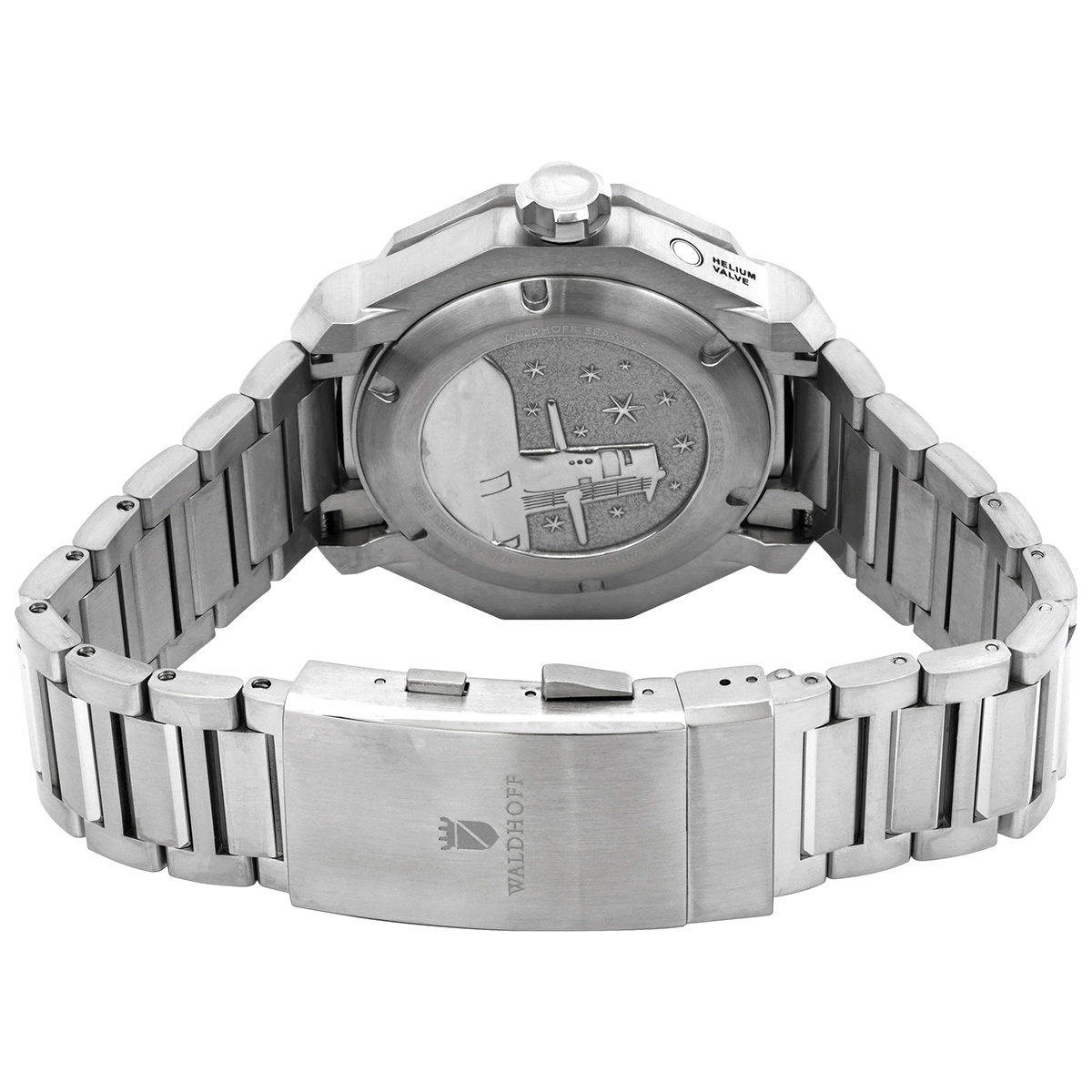 Waldhoff Seawolf Automatic Silver Dial Men's Watch Seawolf MW-13A ...
