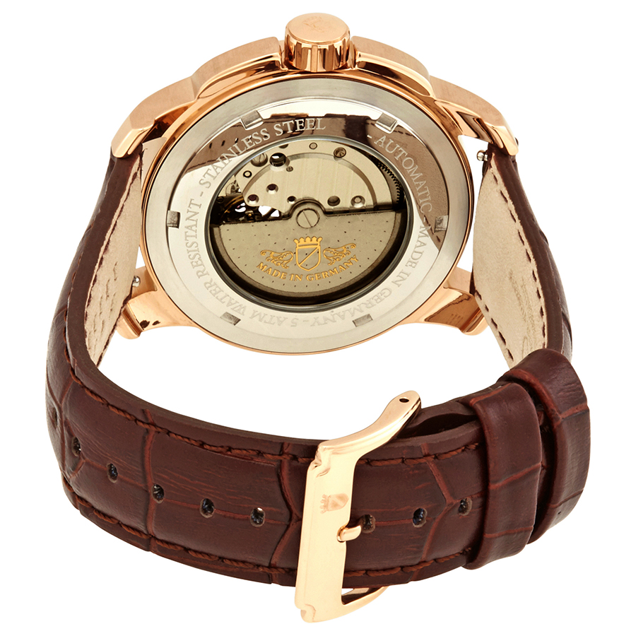 Waldhoff Waldhoff Republic Rose Gold Heritage Silver-tone Dial Men's ...