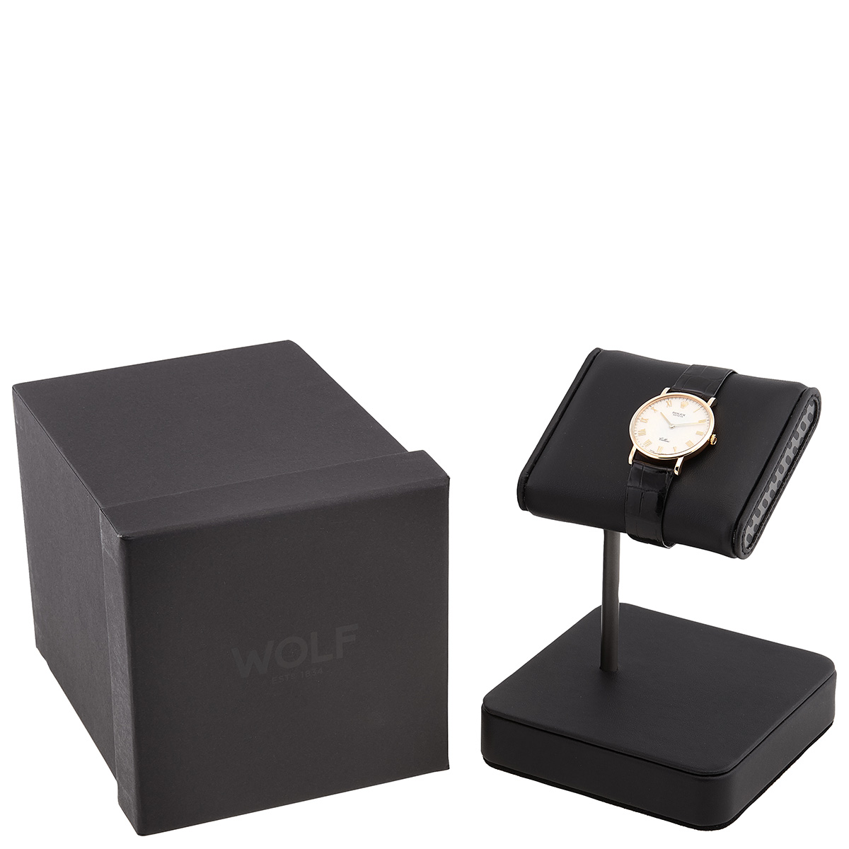 Wolf Axis Single Watch Stand 486303 098152750959 - Jomashop