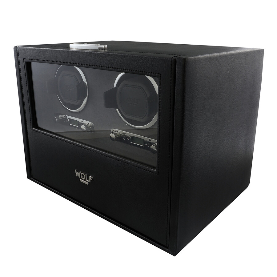 Wolf Blake Double Winder Black Grey With Storage Module 2.7 460702 ...