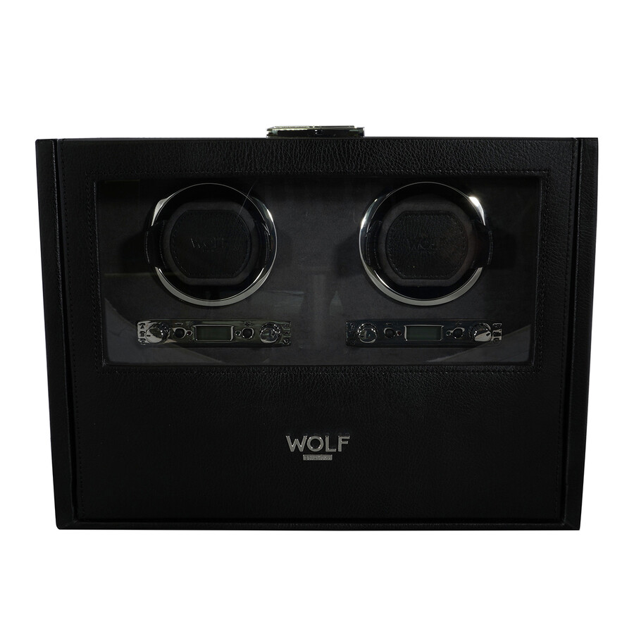 Wolf Blake Double Winder Black Grey With Storage Module 2.7 460702 ...