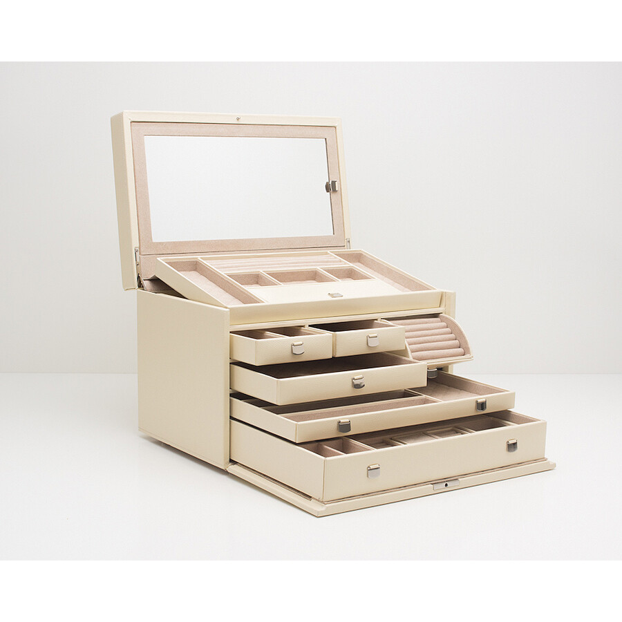 Wolf London Cream Large Jewelry Box 315053 - Jewelry, London - Jomashop