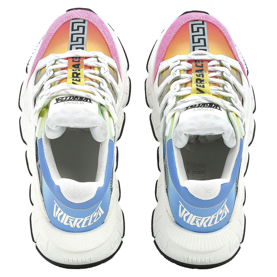 Young Versace Boys Trigreca Rainbow Low-Top Sneakers, Brand Size 36 ...