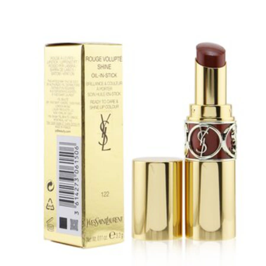 Yves Saint Laurent Rouge Volupte Shine 0.11 oz # 122 Burnt Zellige ...