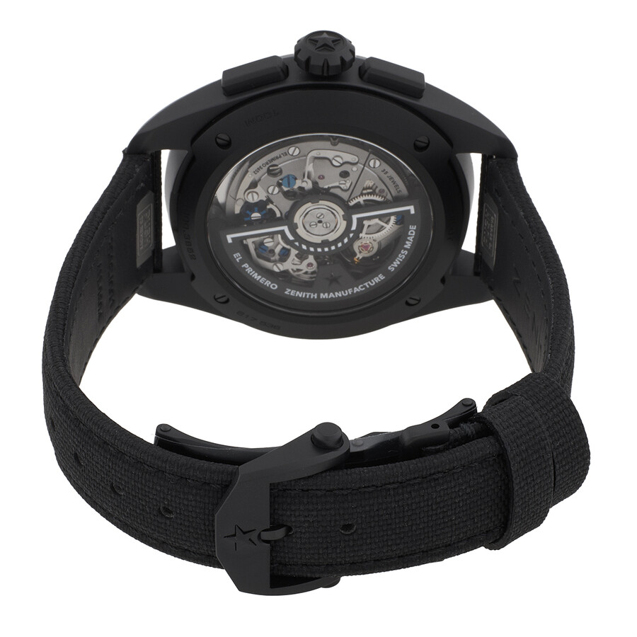 Zenith Big Date Flyback Chronograph Automatic Black Ceramic Dial Men's ...