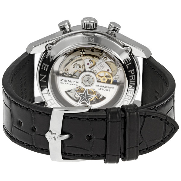 Zenith El Primero Silver Chronograph Dial Men's Watch 03204040001C496 ...
