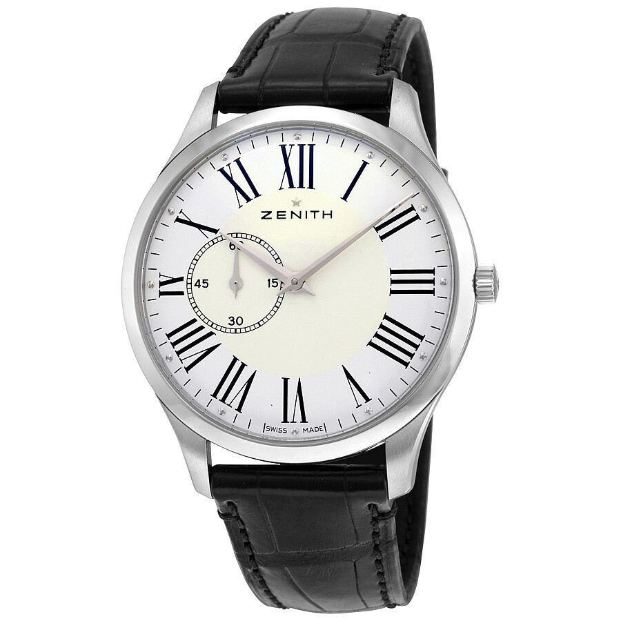 Zenith Elite Ultra Thin Automatic White Dial Men's Watch ...