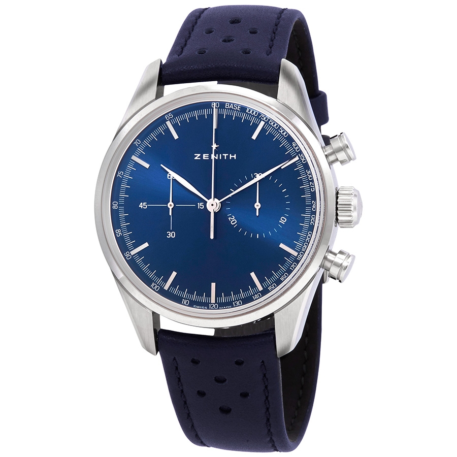 Zenith Heritage 146 Chronomaster Automatic Blue Dial Men's Watch 03. ...