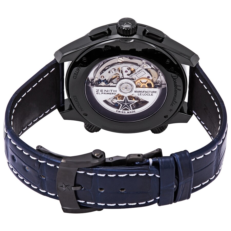 Zenith Pilot Doublematic Blue Dial Automatic Men's Watch 75.2402.4046 ...