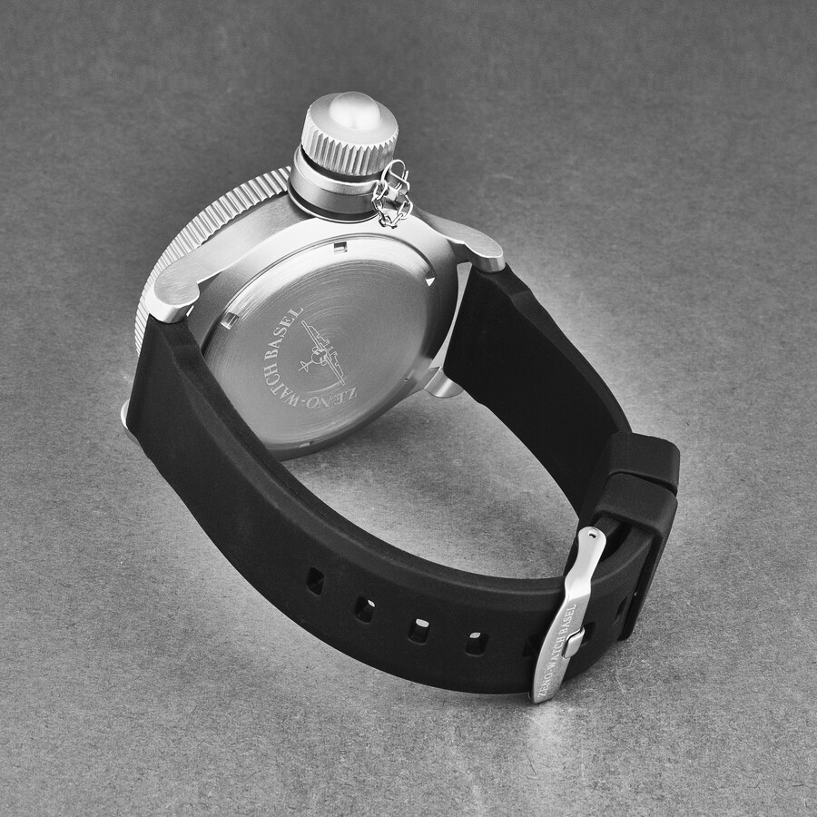 Zeno Euro Army Automatic Black Dial Men's Watch EA-02-B1-9 - Watches ...