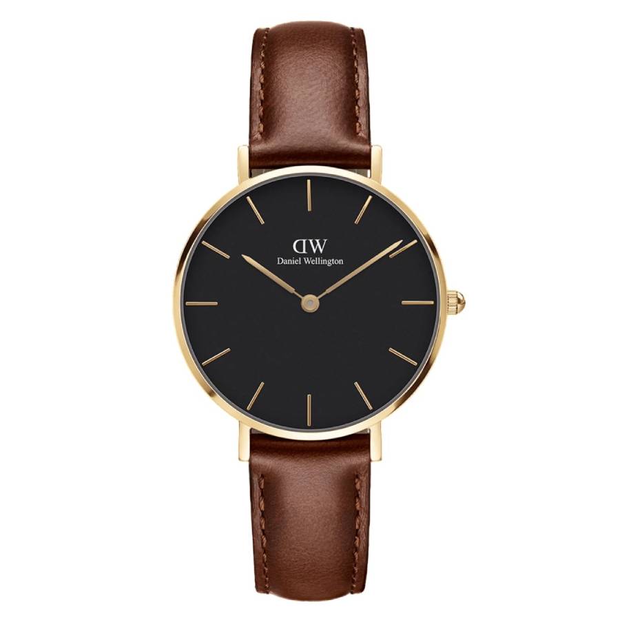 Daniel Wellington Petite St Mawes Quartz Black Dial Ladies Watch ...