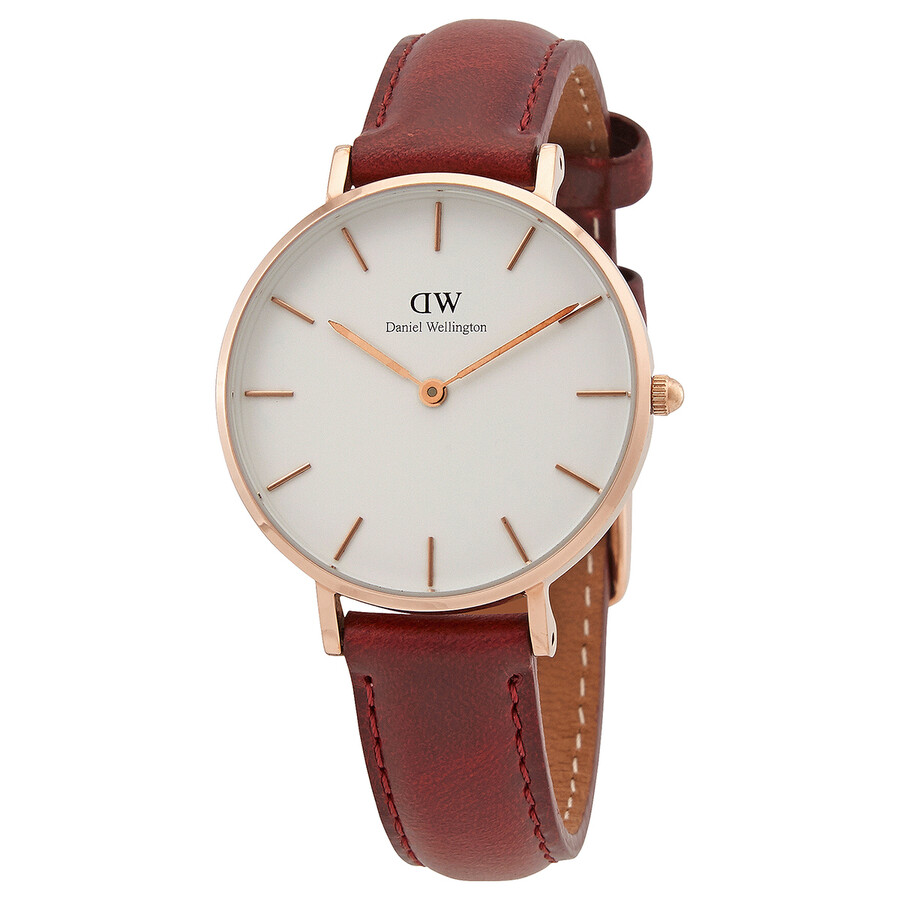Daniel Wellington Suffolk Quartz White Dial Ladies Watch DW00100265 ...