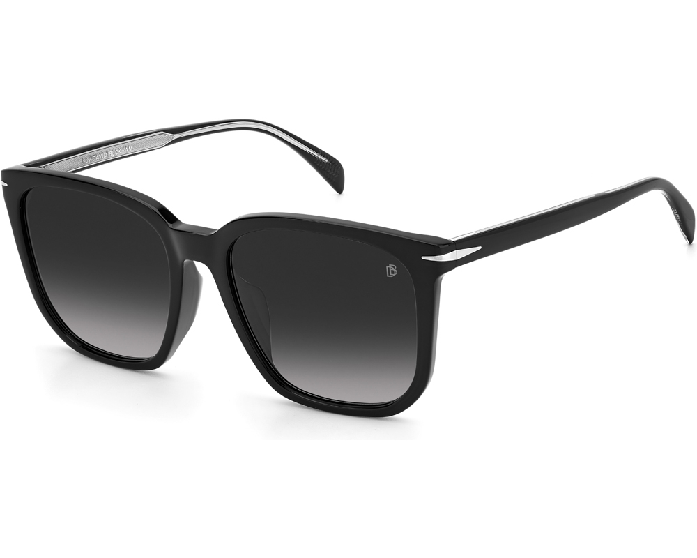 David Beckham Dark Grey Gradient Square Men's Sunglasses DB 1071/F/S ...