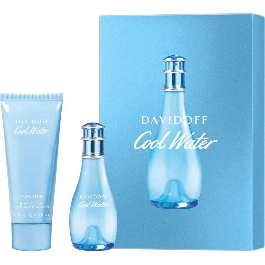 Davidoff Ladies Cool Water Gift Set Fragrances 3614227373518 ...