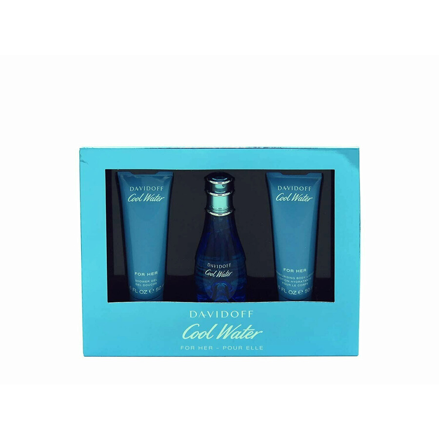Davidoff Ladies Cool Water Woman Gift Set Fragrances 3616302023417 ...