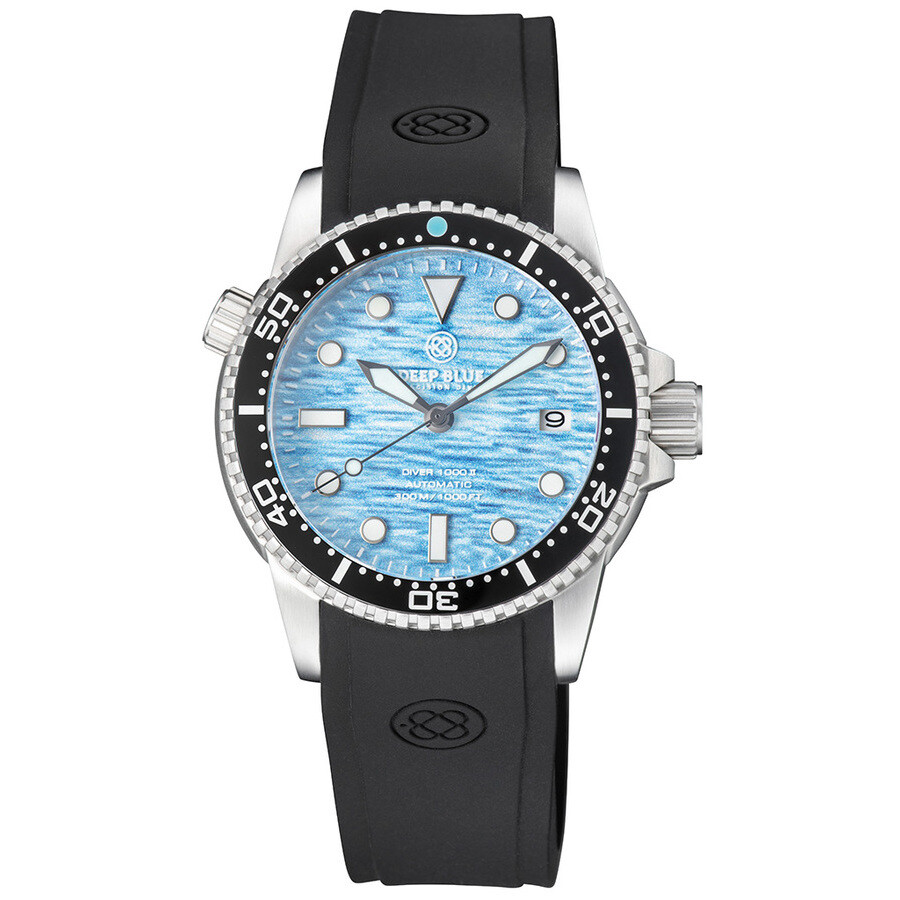 Deep Blue Diver 1000 Automatic Blue Dial Men's Watch DIVER1000OCEANAQUA ...