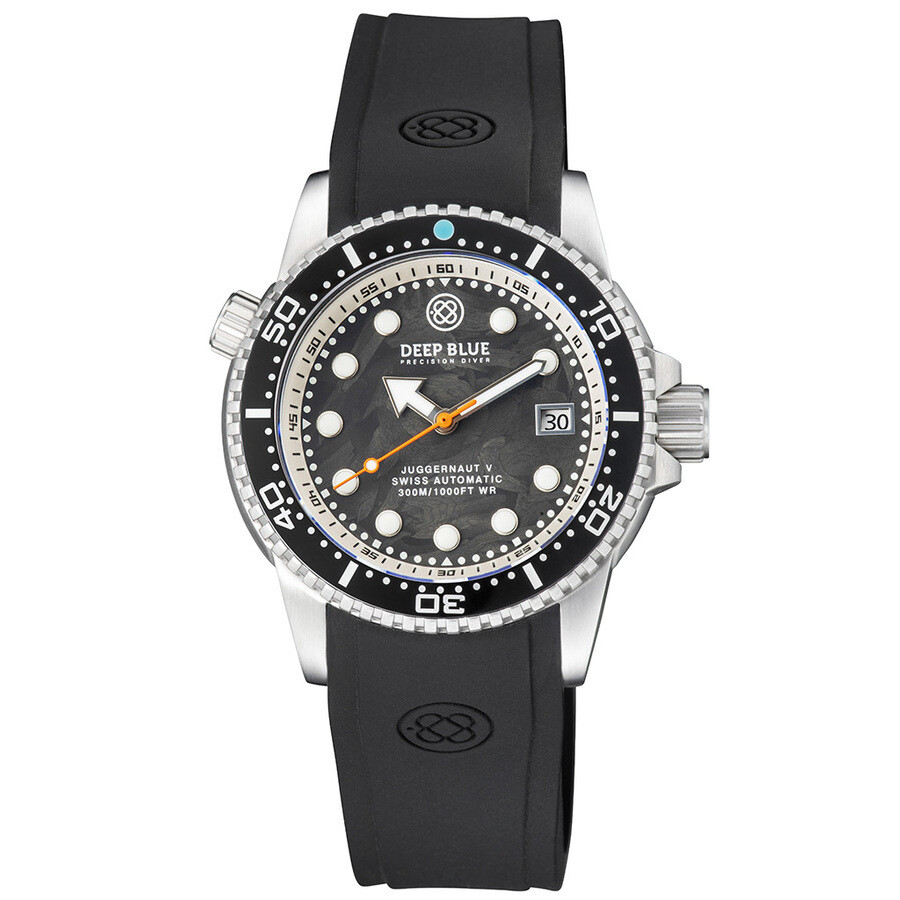 Deep Blue Juggernaut 5 Automatic Black Dial Men's Watch ...