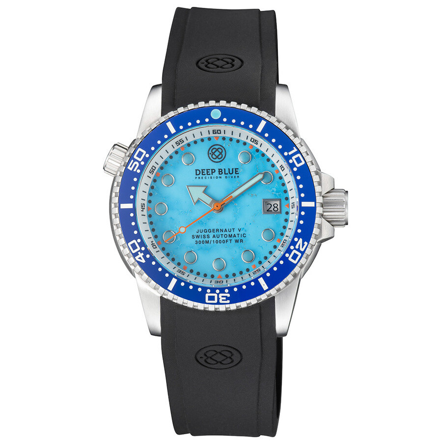 Deep Blue Juggernaut 5 Automatic Blue Dial Men's Watch ...