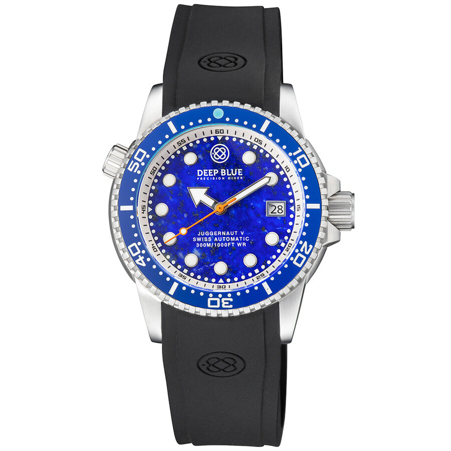 Deep Blue Juggernaut 5 Automatic Blue Dial Men's Watch ...