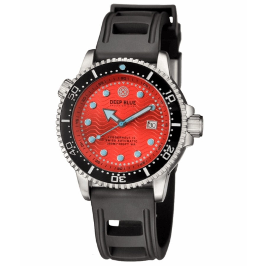 Deep Blue Juggernaut IV Automatic Red Dial Watch JUGG4RED - Watches ...