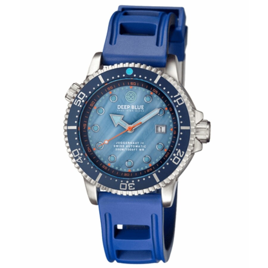 Deep Blue Juggernaut IV Automatic Watch JUGGYMOPBLUESTRAP - Watches ...