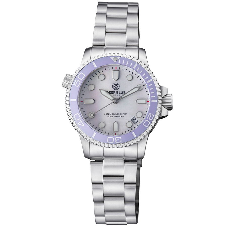 Deep Blue Lizzy Blue Quartz Ladies Watch LIZLAVEWHITEMOP - Watches ...