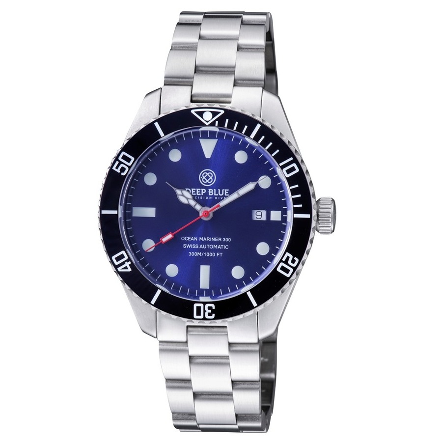Deep Blue Ocean Mariner 300 Automatic Blue Dial Men's 42 mm Watch ...