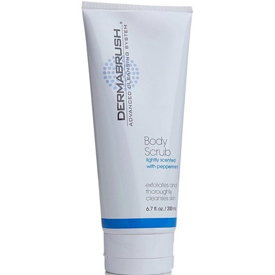 Dermabrush / Body Scrub Lightly Scented With Peppermint 6.7 oz (200 ml ...