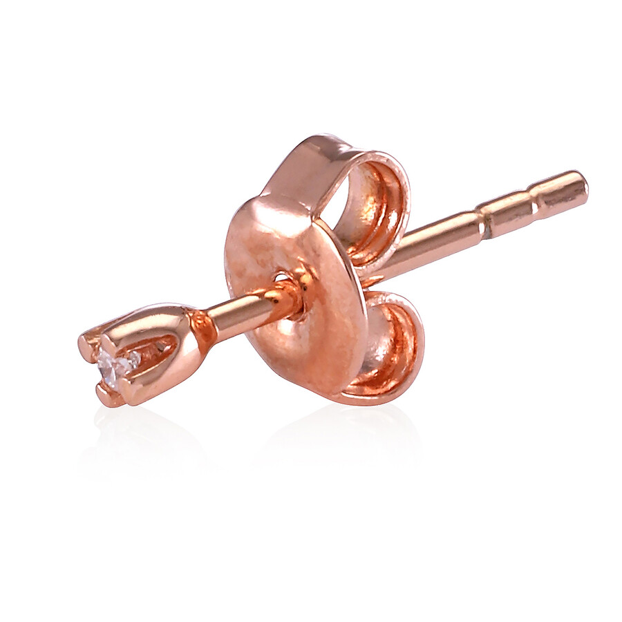 Diamanti Per Tutti Ladies Wisdom Rose Gold-plated Crystal Earring M579 ...