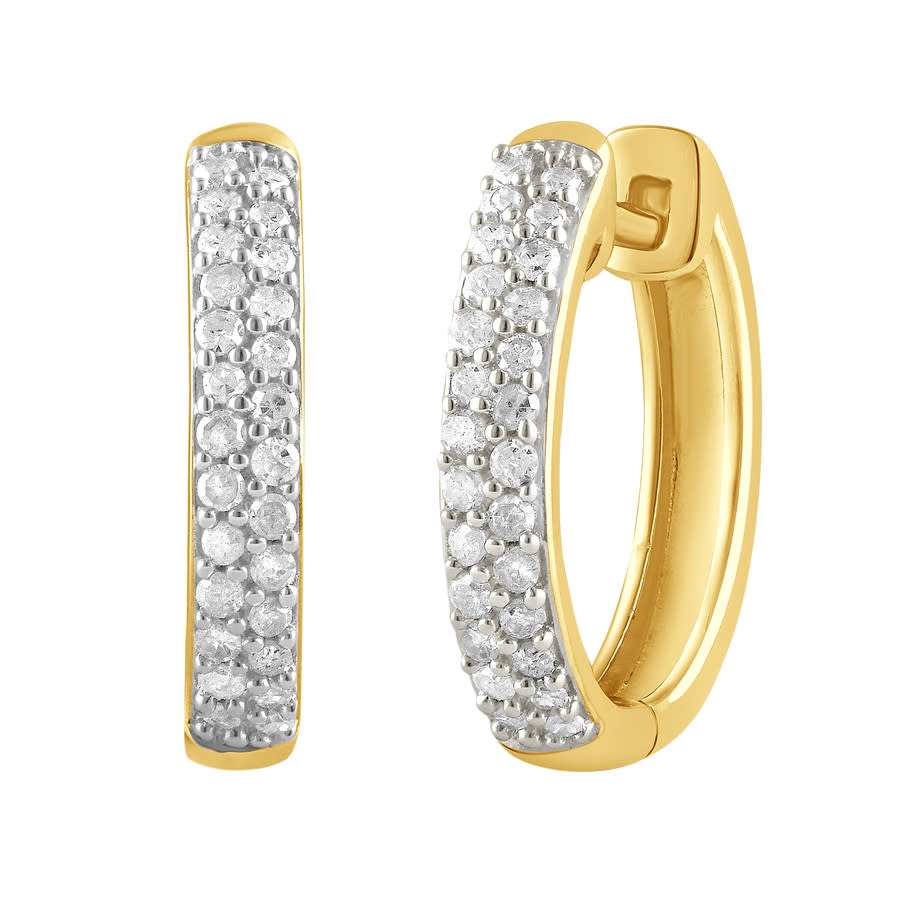 Diamondmuse Diamond Muse 0.25 cttw Yellow Gold Over Sterling Silver ...
