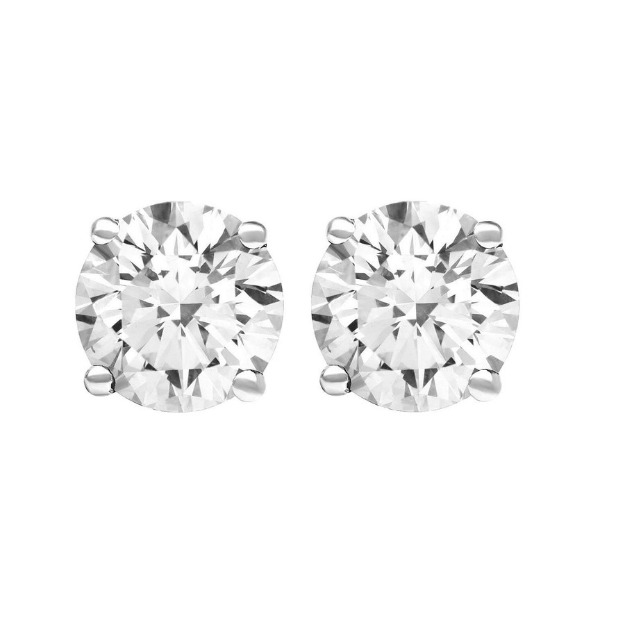 Diamondmuse Diamond Muse 0.20 cttw 10KT White Gold Round Solitaire ...