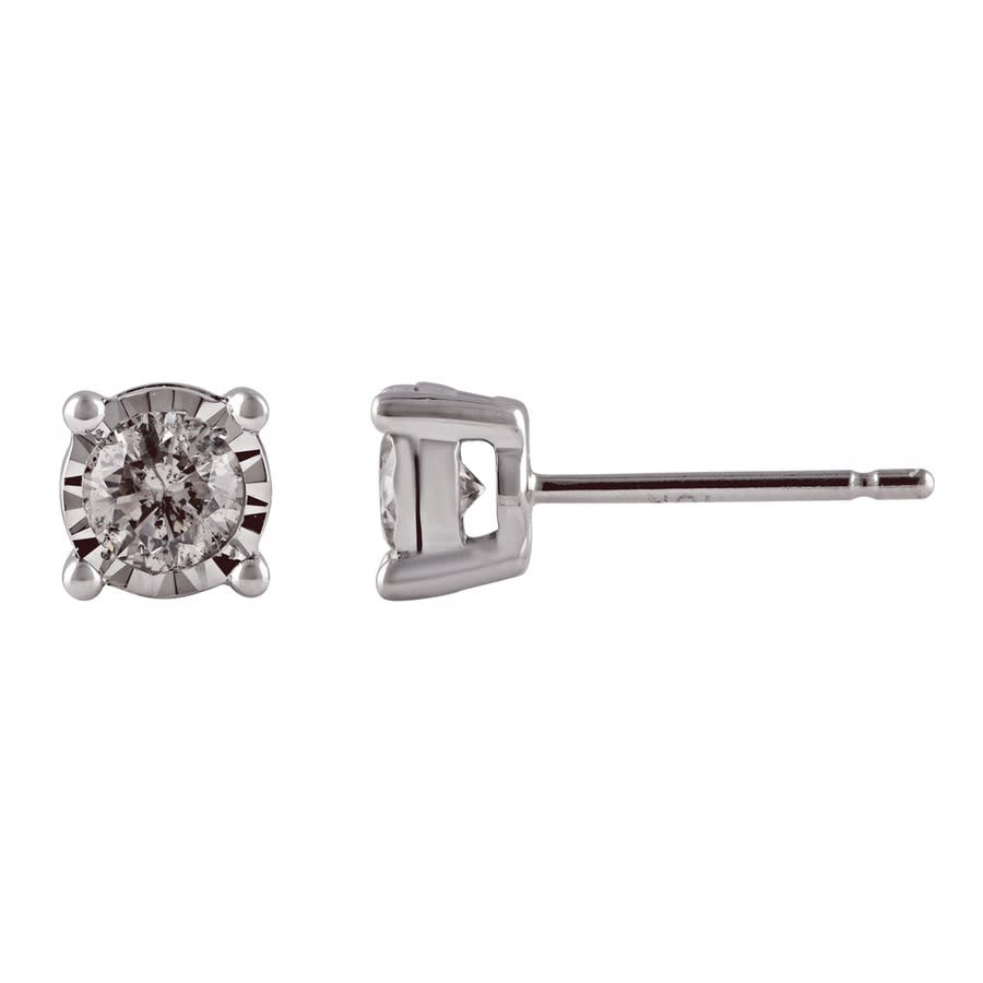 Diamondmuse Diamond Muse 0.50 cttw 10KT White Gold Round Cut Diamond ...