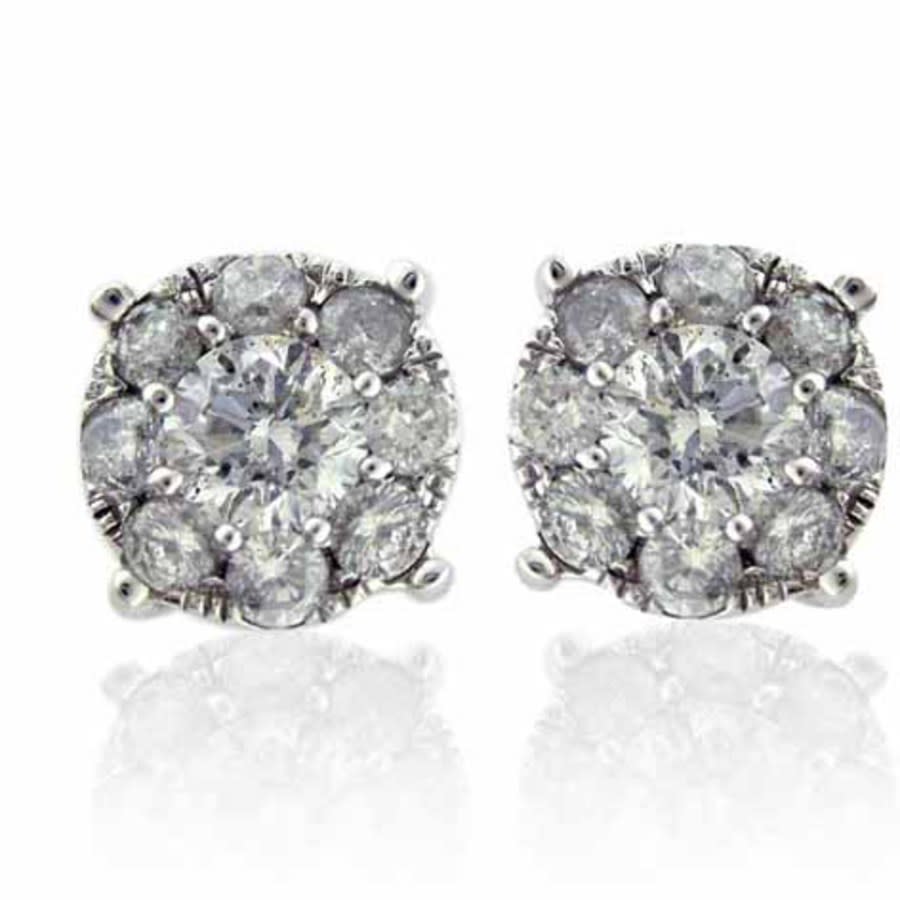 Diamondmuse Diamond Muse 0.50 cttw 18KT White Gold Round Cut Diamond ...