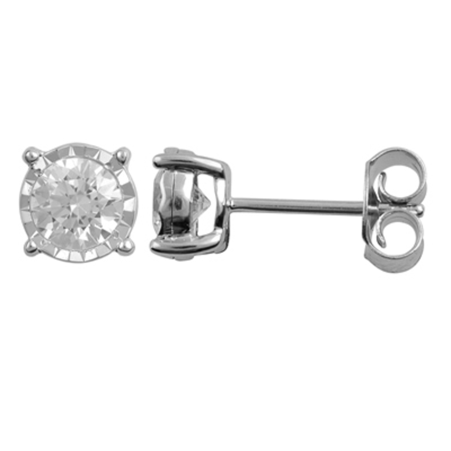 Diamondmuse Diamond Muse 0.75 cttw 14KT White Gold Prong Set Diamond ...