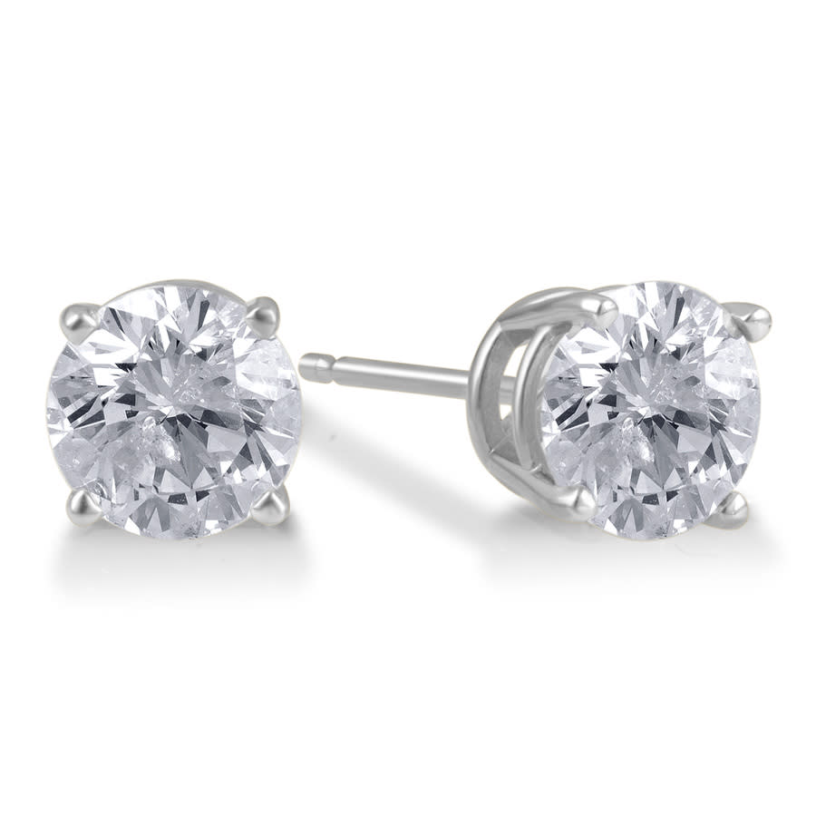 Diamondmuse Diamond Muse 1.80 cttw 14KT White Gold Round Cut Diamond ...