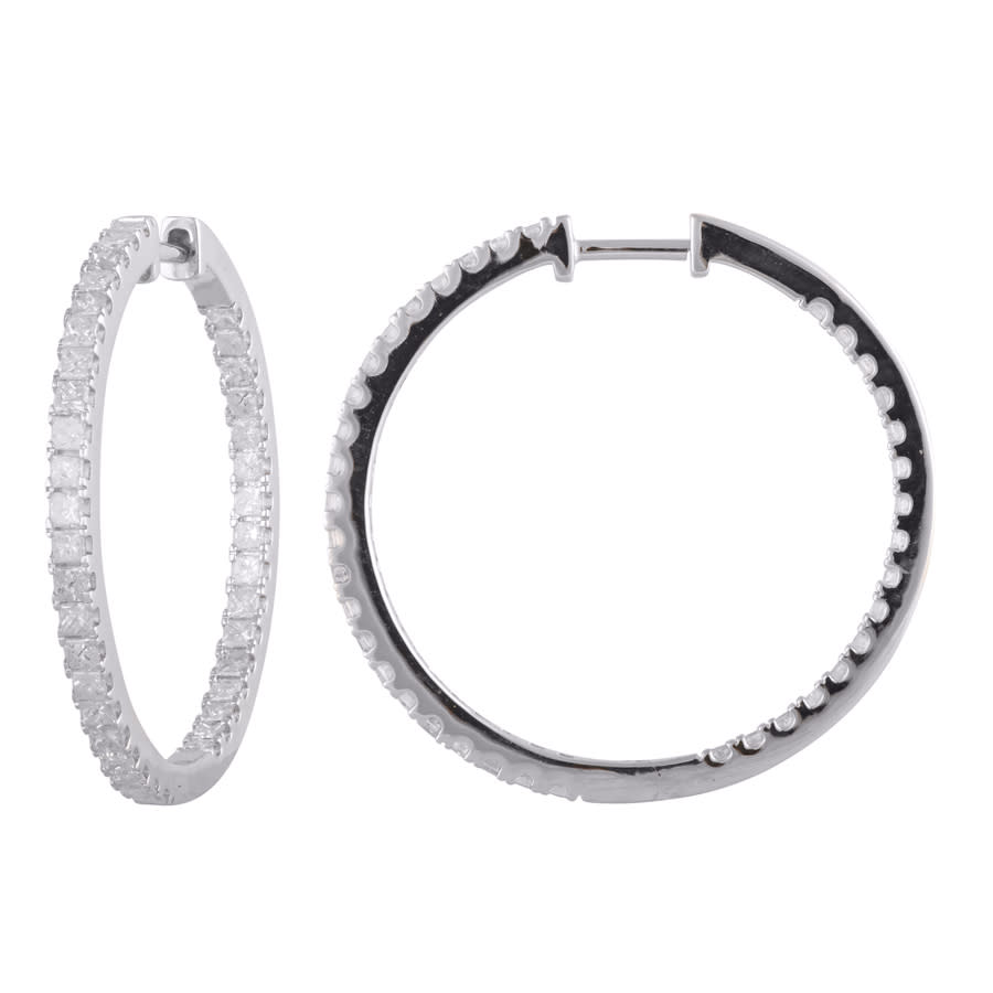 Diamondmuse Diamond Muse 2.00 cttw 14KT White Gold Inside Out Diamond ...