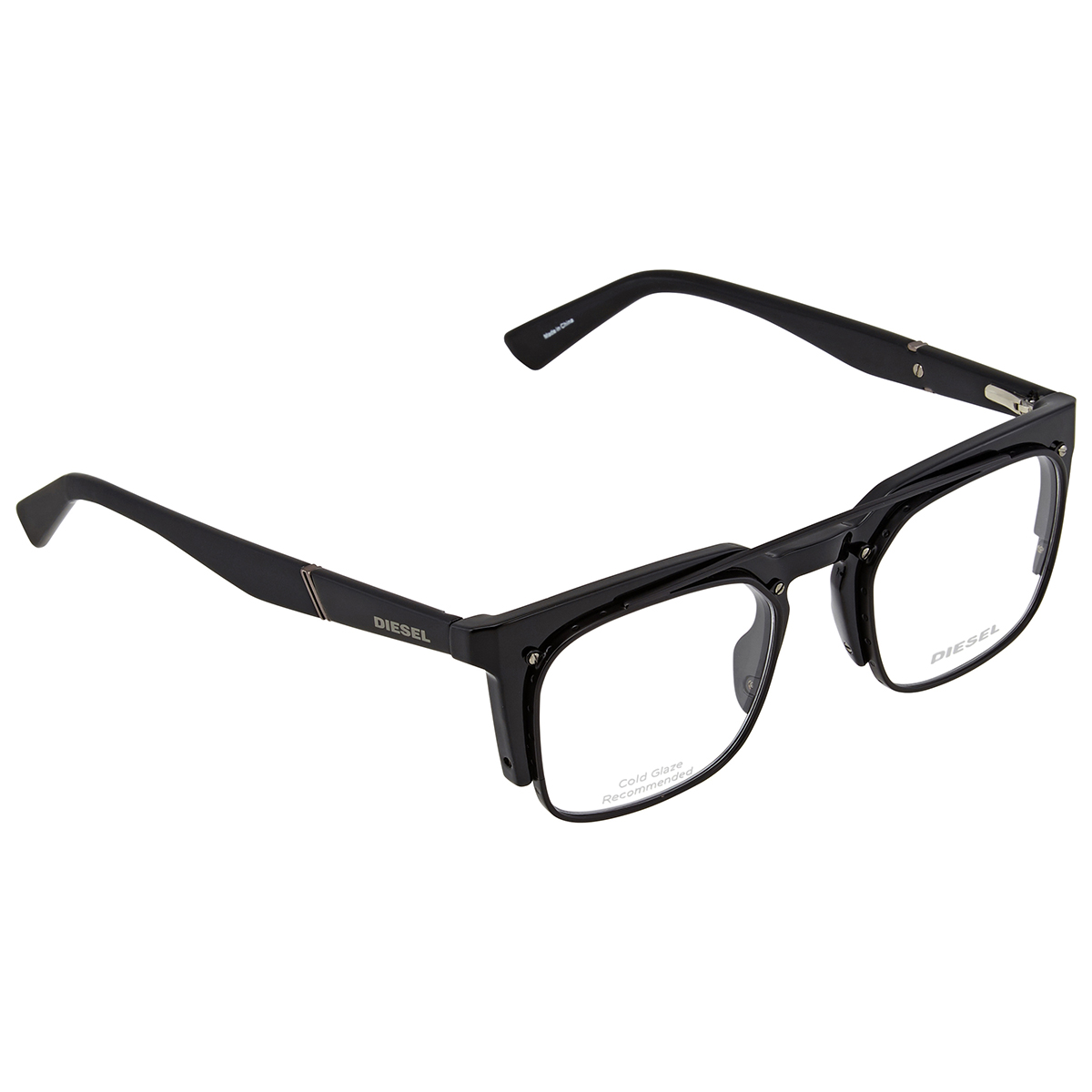 Diesel Men's Black Pilot Eyeglass Frames DL525800149 664689913633 ...