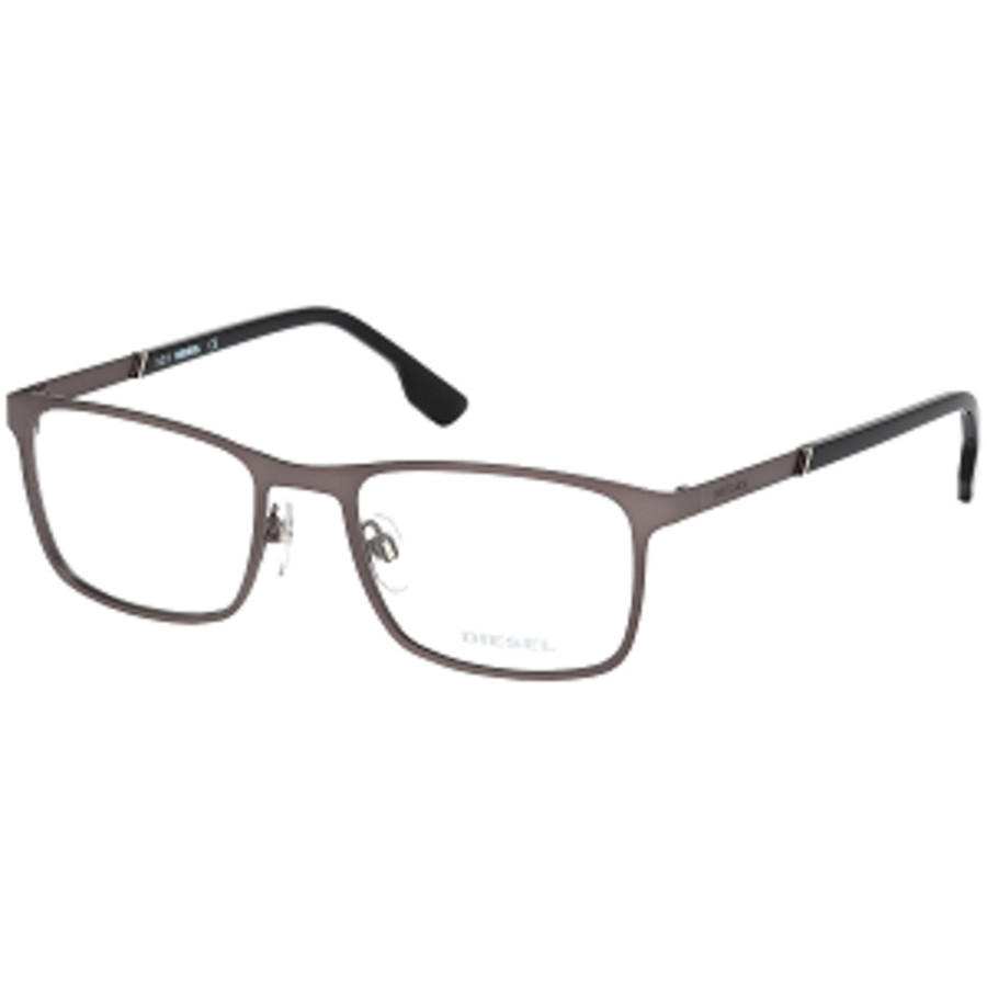 Diesel Men's Gunmetal Square Eyeglass Frames DL518600952 664689763689 ...