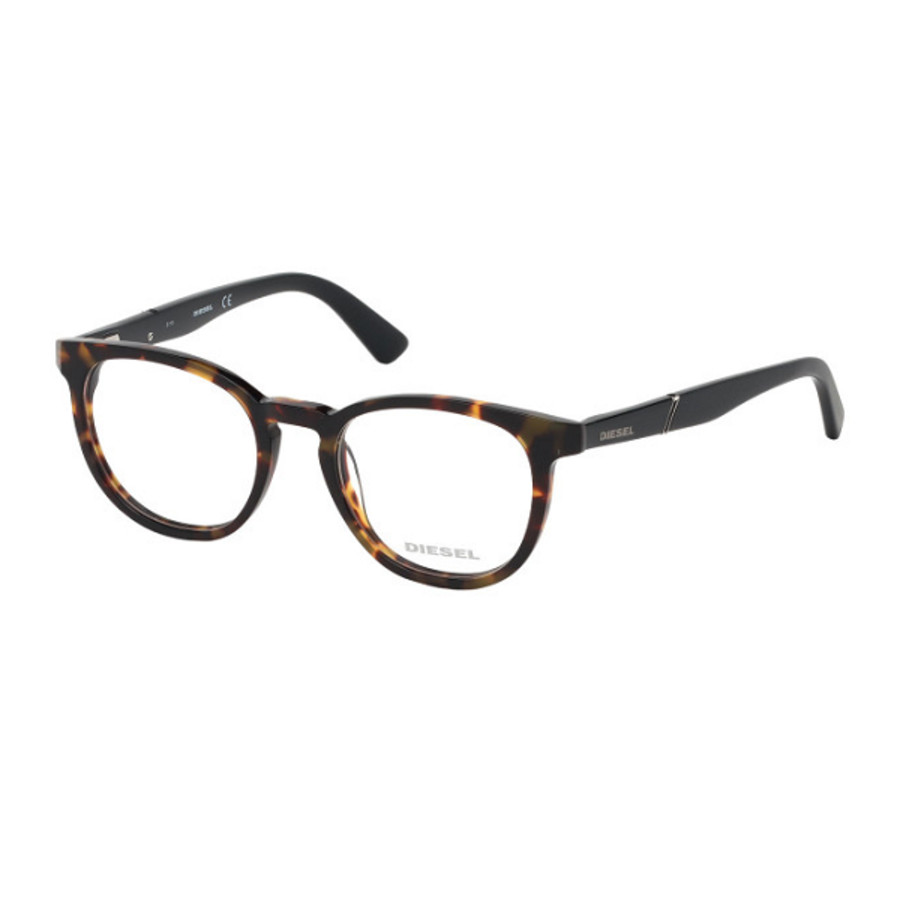 Diesel Men's Tortoise Round Eyeglass Frames DL529505249 889214009128 ...