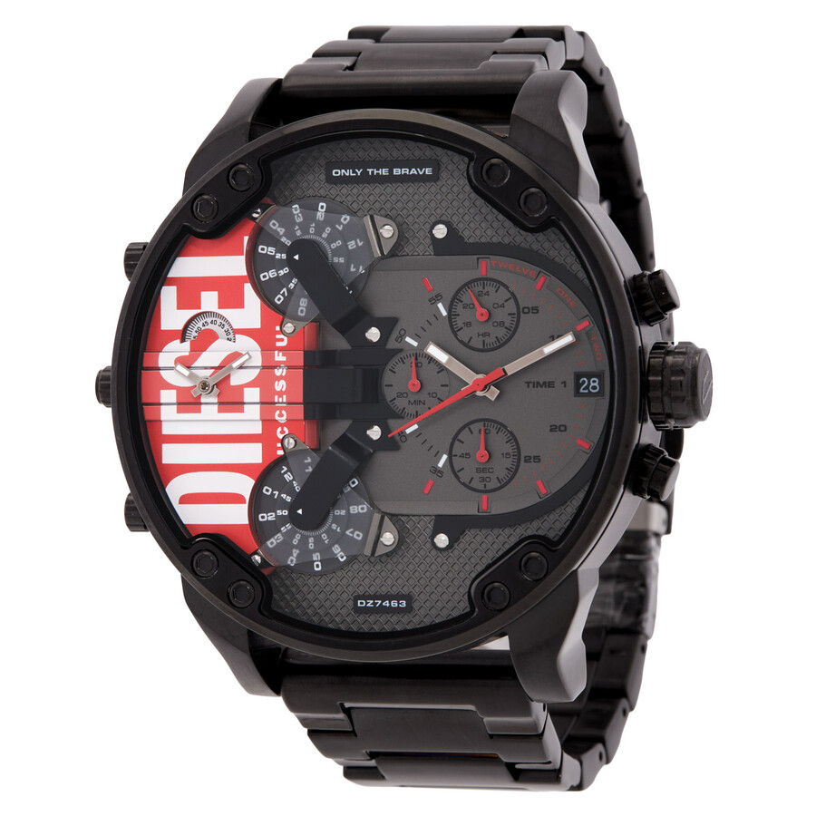 Diesel Mr. Daddy 2.0 Chronograph Quartz Black Dial Men's Watch DZ7463 ...