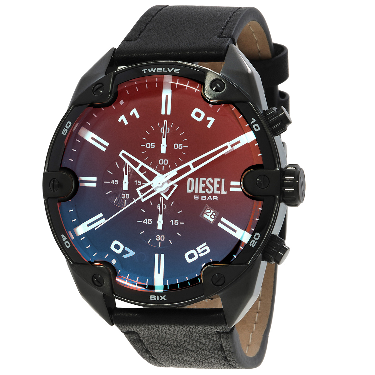 Diesel Spiked Chronograph Quartz Men's Watch DZ4667 4064092280104 ...