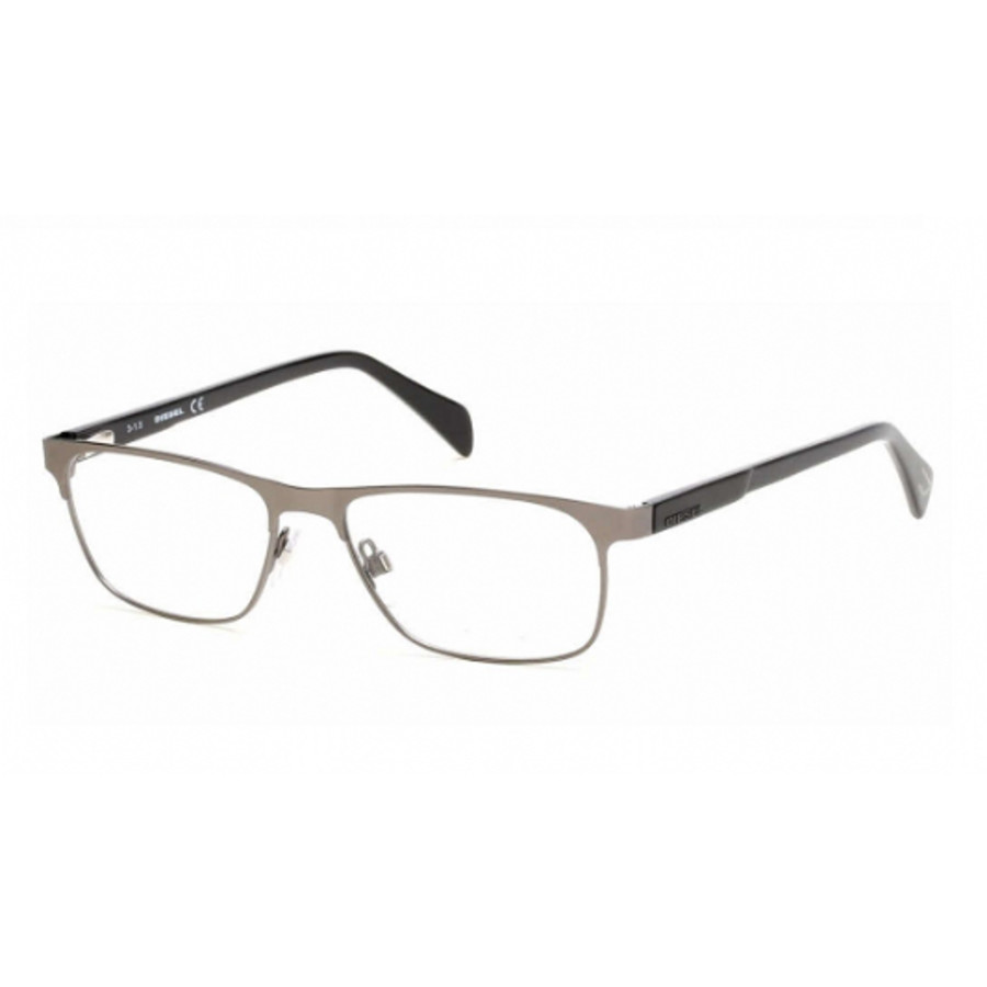 Diesel Unisex Gunmetal Square Eyeglass Frames DL517100954 664689722082 ...
