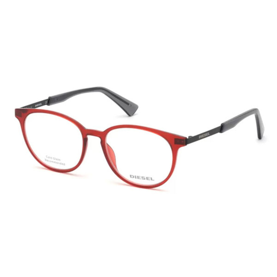 Diesel Unisex Red Round Eyeglass Frames DL528906651 889214008855 ...
