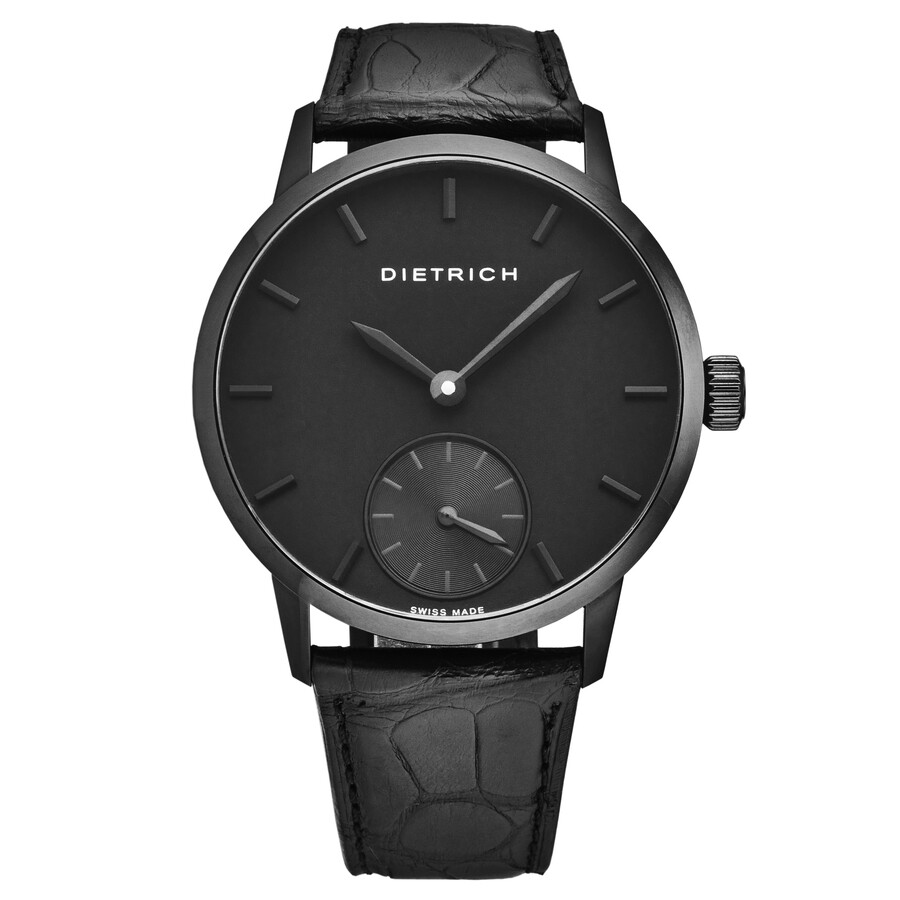 Dietrich Night Hand Wind Black Dial Men's Watch NB ALL BLK - Watches ...