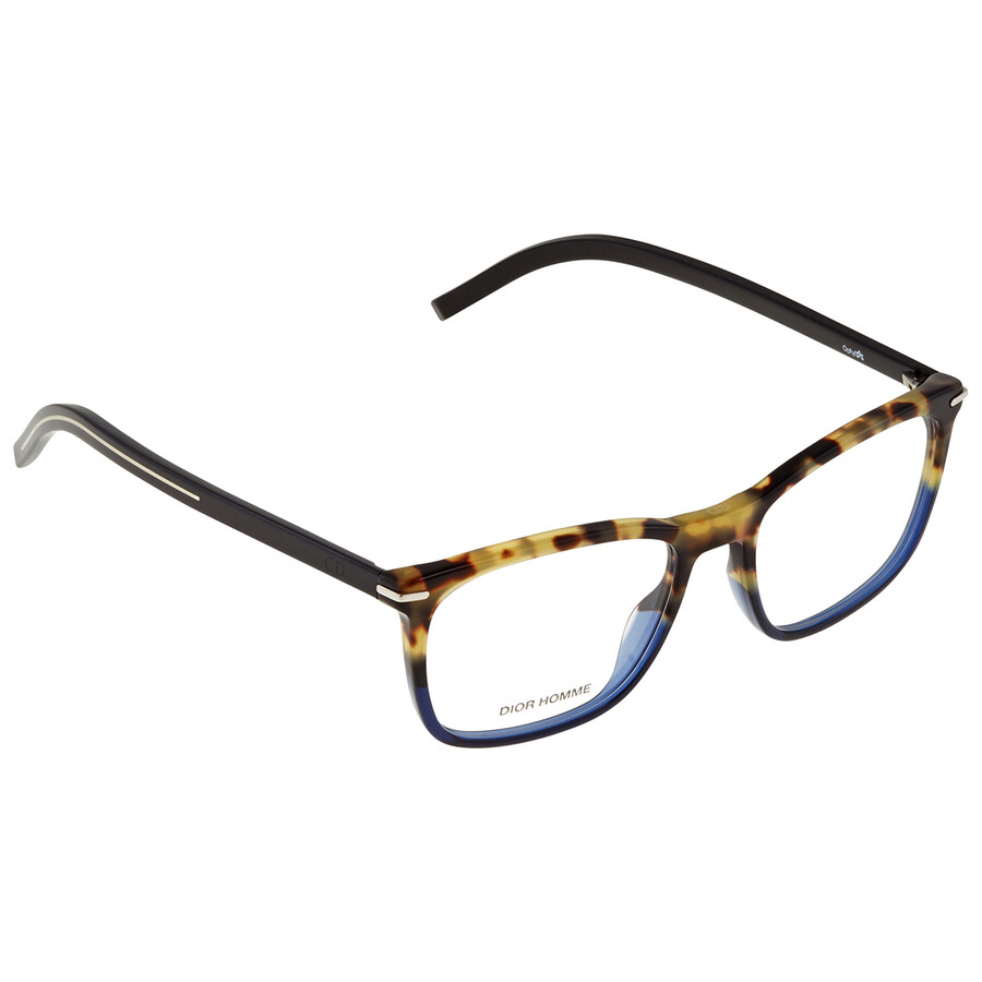 Dior Demo Lens Rectangular Men's Eyeglass Frame BLACK265 0IPR 52 ...