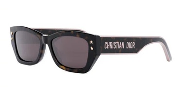 Dior DIORPACIFIC S2U Smoke Cat Eye Ladies Sunglasses CD40113U 52A 53 ...
