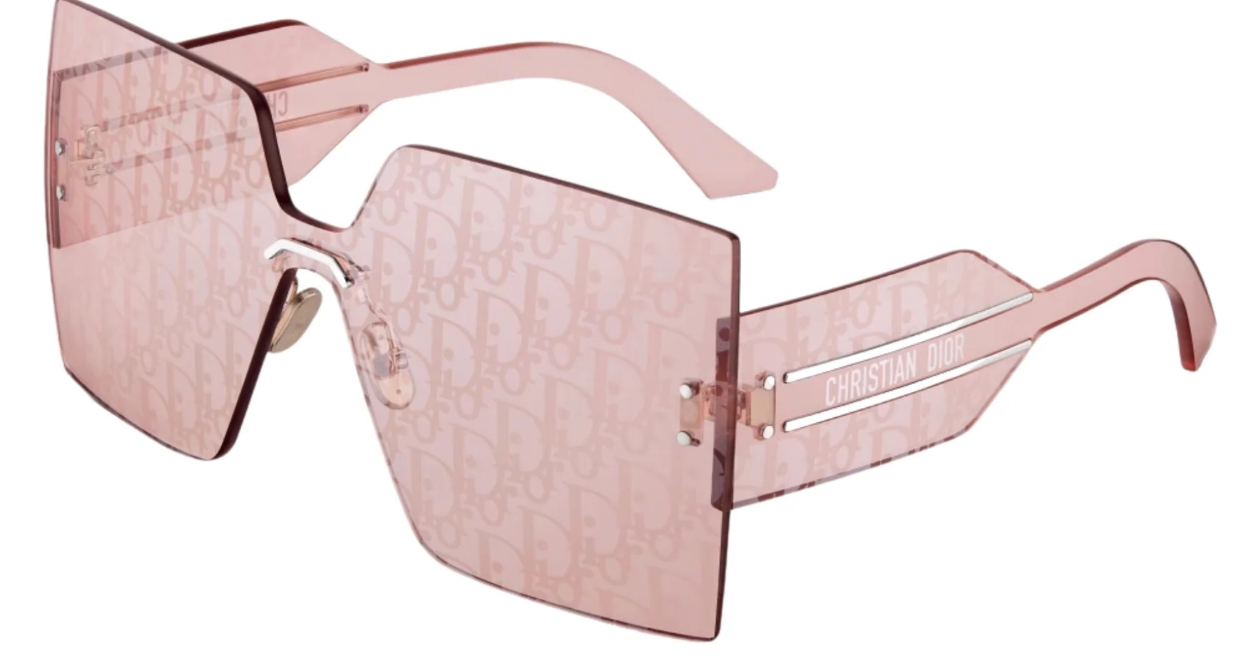 Dior Pink Logo Shield Ladies Sunglasses CD40117U 16Y 143 192337135057 ...